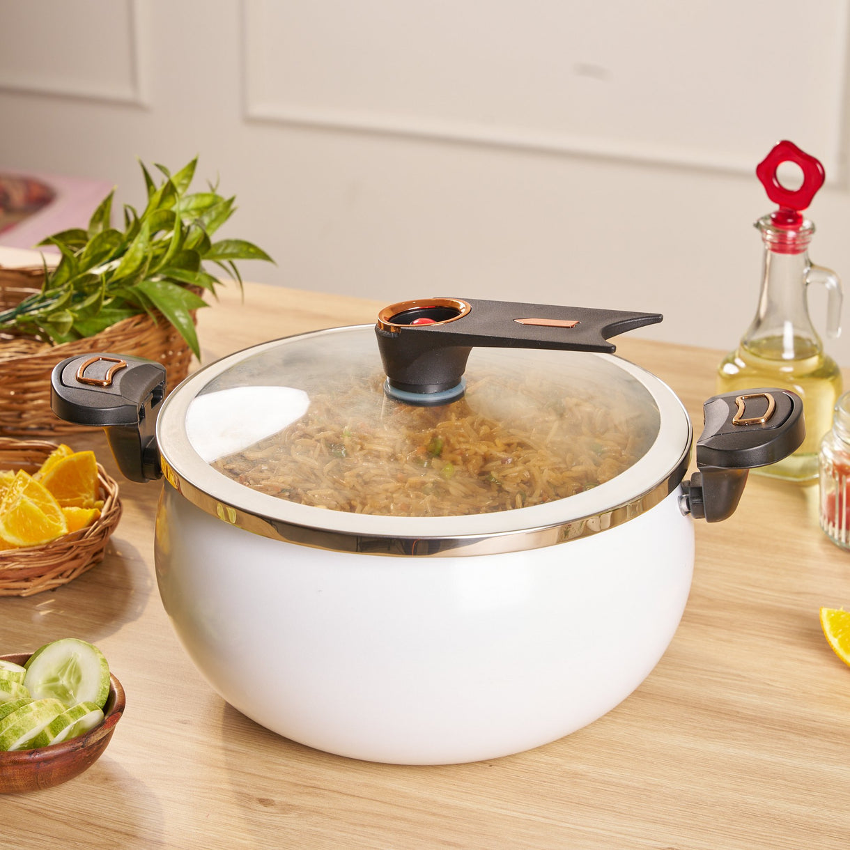Non Stick Pressure Cooker - Buy Non Stick Double Air Pressure Cooker