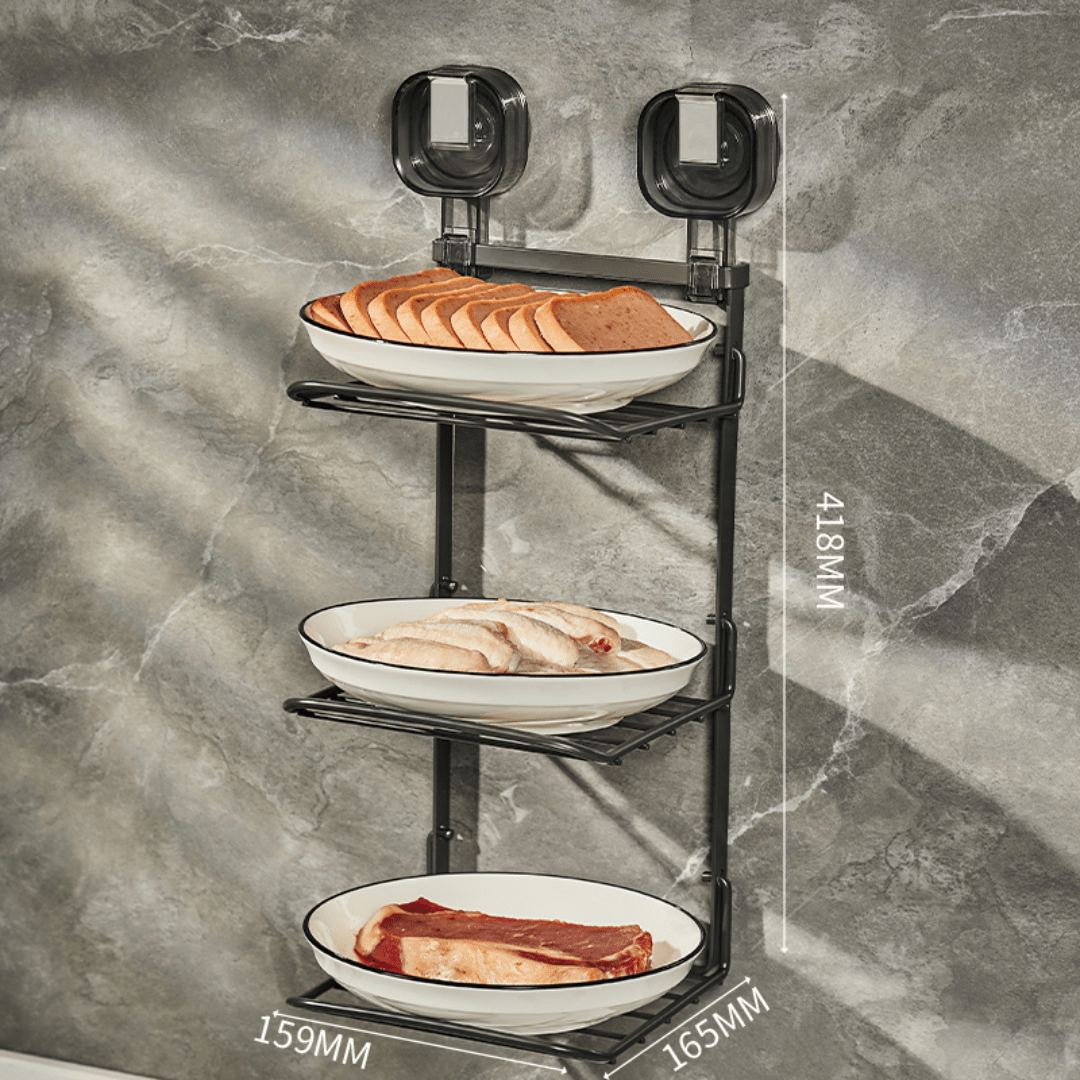 Wall-Mounted Multifunctional Storage Rack – HOME ESSENTIALS