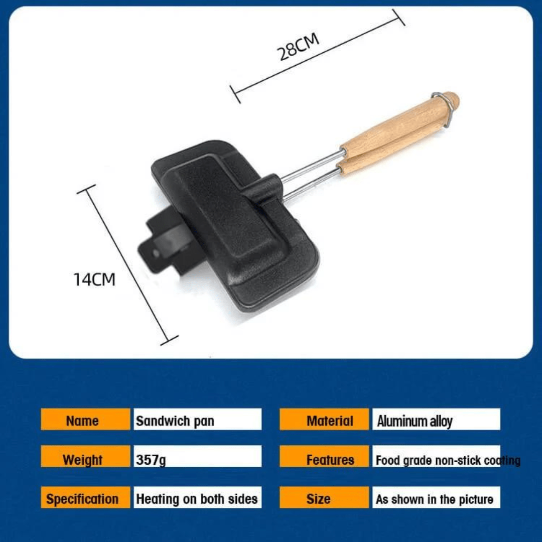 Portable Single-Slice Sandwich Pan – HOME ESSENTIALS