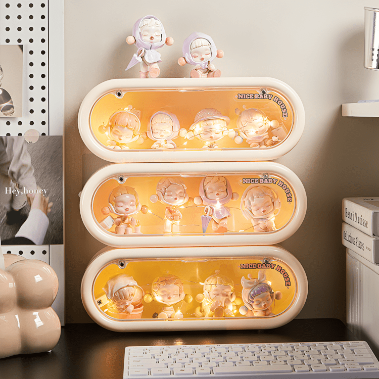 Wall-Mounted Dust-Proof Display Storage Box