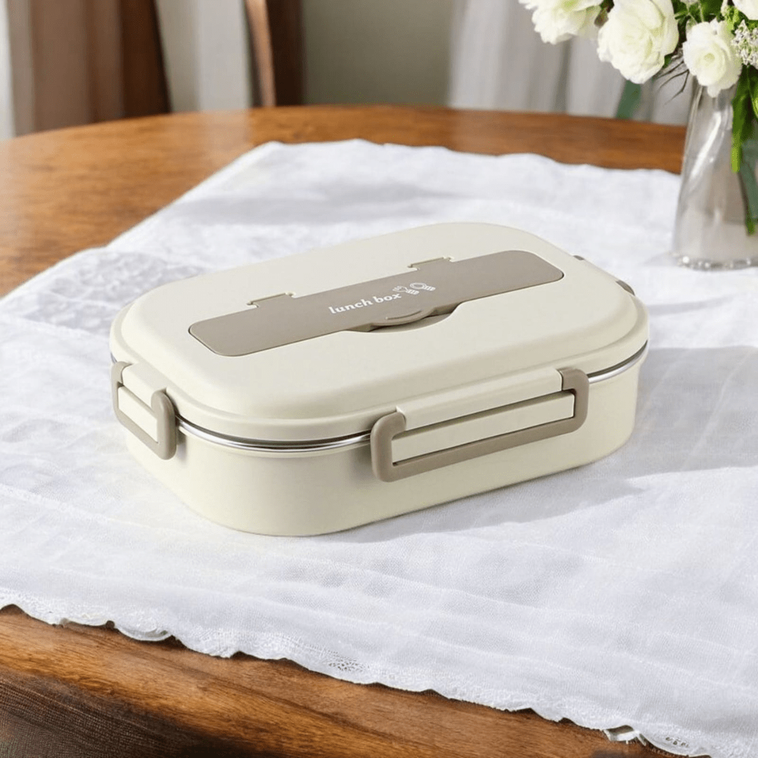 Buy Stainless Steel 4-Compartment Leak Proof Lunch Box Online