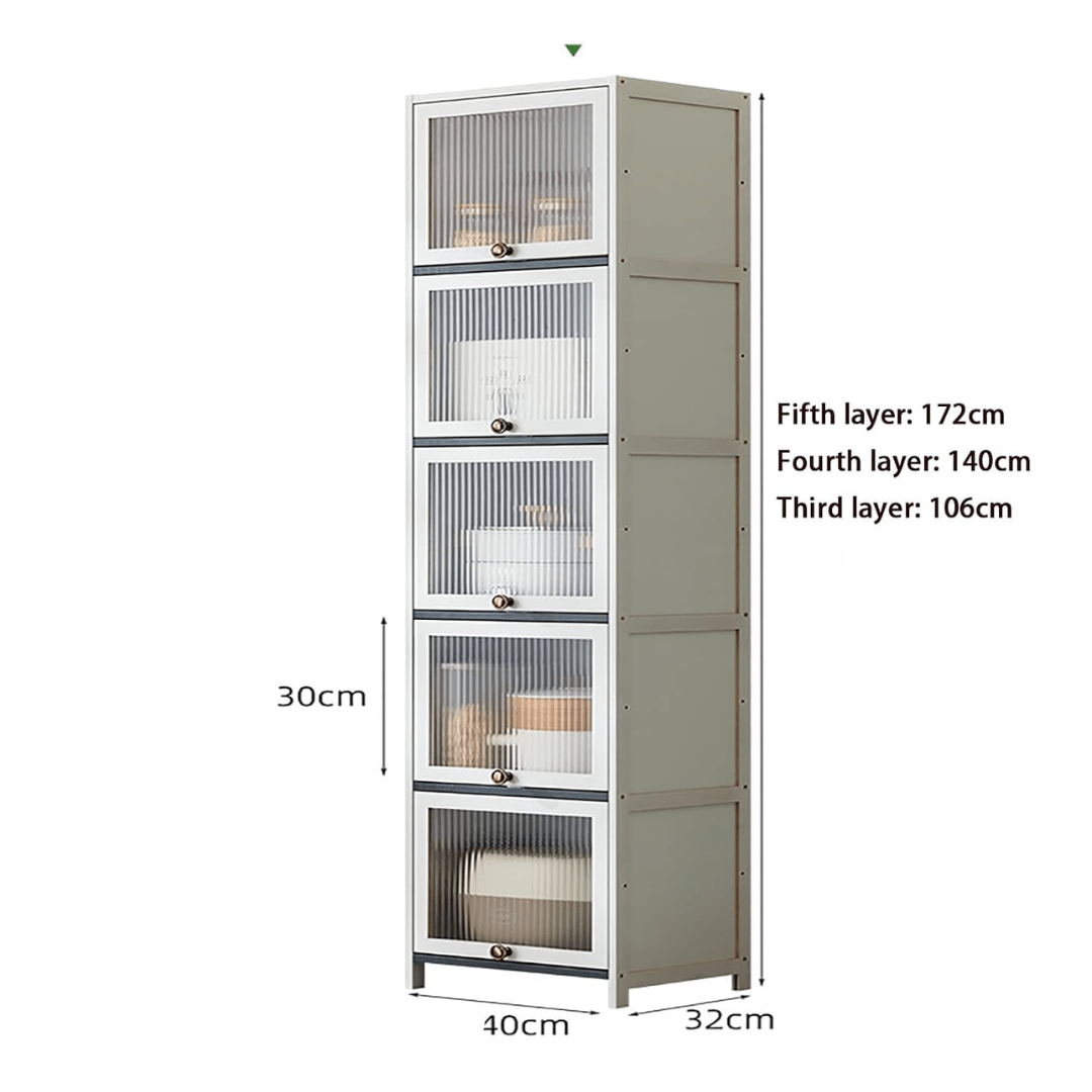 Multi-Storage Wardrobe Cabinet – HOME ESSENTIALS