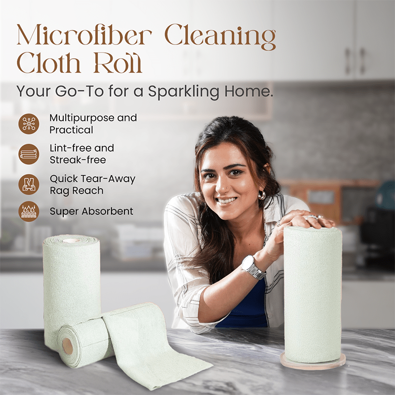 Buy Best Microfiber Cleaning Cloth Roll Online in India at Best Price