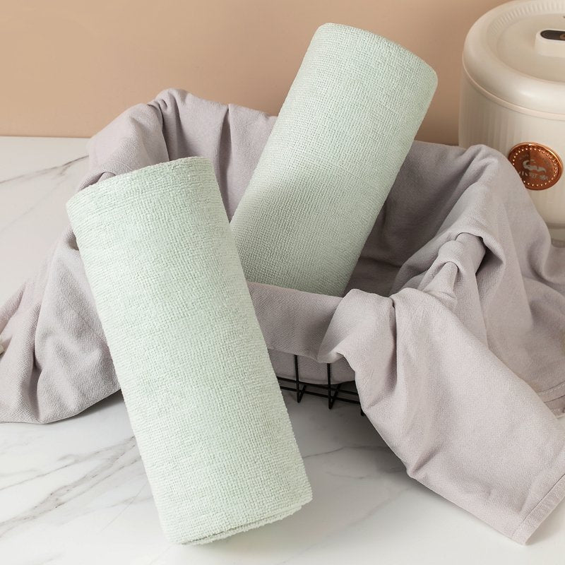 Microfiber Cleaning Cloth Roll – HOME ESSENTIALS