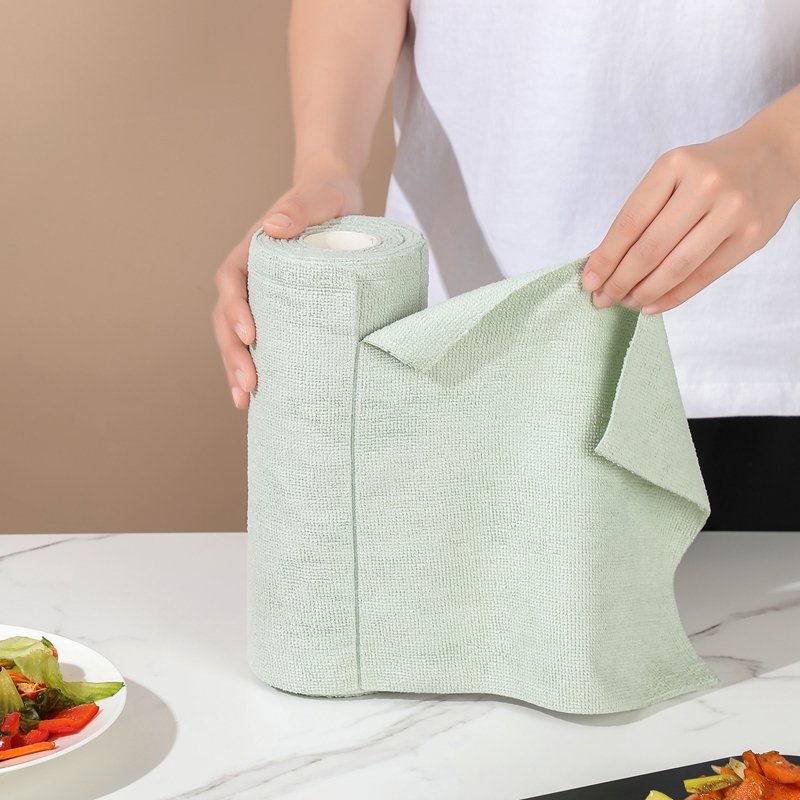Microfiber Cleaning Cloth Roll – HOME ESSENTIALS