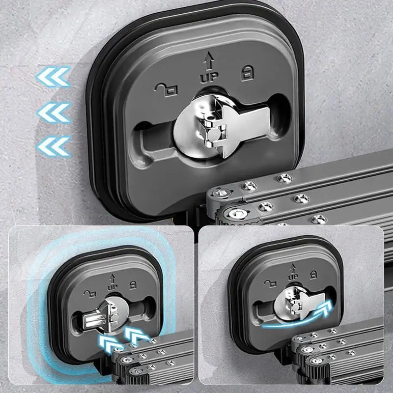 Wall Mount Folding Clothes Drying Rack